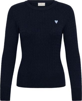 Kaffe Tricot - Femme - Pulls - Bleu - Taille: 44 FR