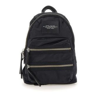 Marc Jacobs Femme, Sacs, Noir, Taille: ONE Size The Biker Nylon Medium Backpack