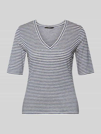 Max Mara Regular Fit T-Shirt aus Leinen-Mix Modell OPZIONE