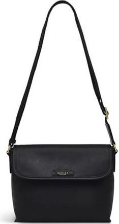 Radley London London Camden Street Responsible Petit sac &agrave; bandouli&egrave;re &agrave; rabat pour femme, fabriqu&eacute; en polyur&eacute;thane &agrave; base deau, Noir, S