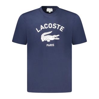 Lacoste Homme, Tops, Bleu, Taille: M T-shirt &agrave; Manches Courtes