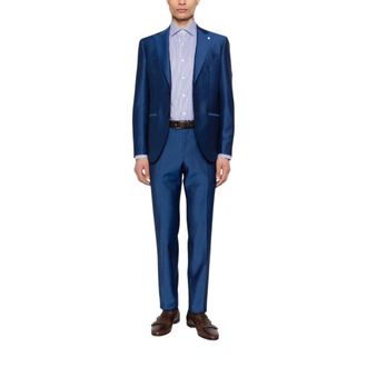 Luigi Bianchi Mantova Homme, Costumes, Bleu, Taille: XL Costume crois&eacute;