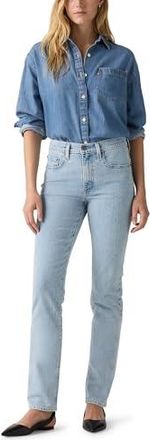 Levi's Femme Jean Droit Taille Haute 724 Siren Singer Blue 34 30