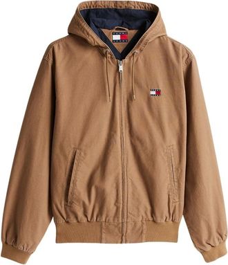 Tommy Jeans Homme, Vestes, Brun, Taille: 2XL Veste décontractée à capuche