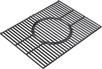 Weber Grillroste f&uuml;r Genesis 300 Serie/aus Gusseisen, Gourmet BBQ System, speichert Hitze, sorgt f&uuml;r kr&auml;ftige Grillmuster - Schwarz (8848)