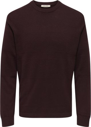 Only & Sons Onsmalik Reg 12 Pinaple Crew Knit
