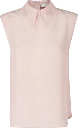 Tela Haut sans manches &agrave; col montant - Femme - Blouses et Chemises - Rose - Taille: 36 FR
