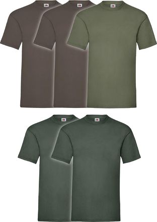 Fruit Of The Loom Original T 5-Pack Logo Mens T-Shirt