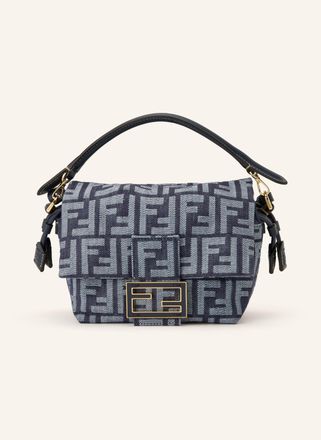 Fendi Handtasche Mamma Baguette Small blau