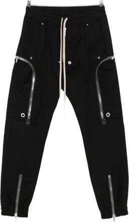 Rick Owens Homme, Pantalons, Noir, Taille: XL Drawstring Pantalons de surv&ecirc;tement