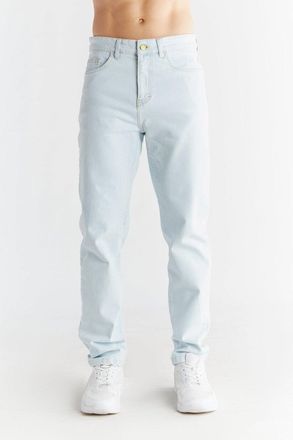 Evermind Herren vegan Jeans Straight Fit Eisblau