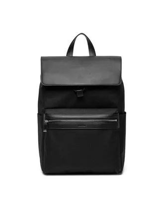 Calvin Klein Rucksack Contrast Flap Backpack LV04D3030G Schwarz