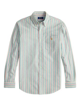 Polo Ralph Lauren chemise &agrave; rayures - Vert