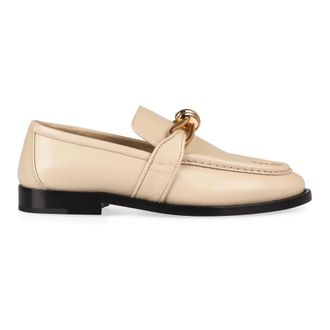 Bottega Veneta Leder Loafers mit Frontknoten-Detail - - Shoes - Damen - Beige - 37 EU