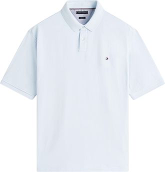 Tommy Hilfiger Herren Bt-1985 Regular Polo-B Mw0Mw43017 S/S Poloshirt, Blue (Breezy Blue), 4XL