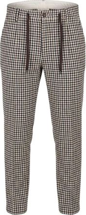 Baldinini Karierte Hose - - Trousers - Herren - Braun - M