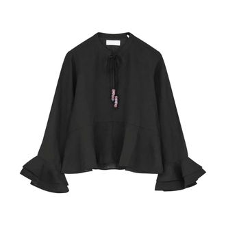 Skall Studio Damen, Blusen & Hemden, Schwarzk, LGr&ouml;&szlig;e
