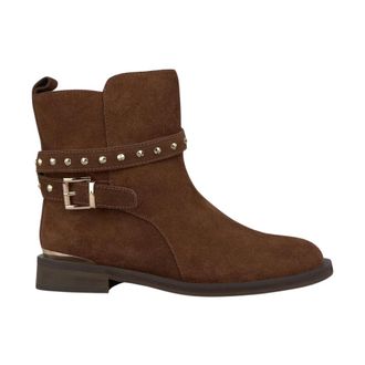 Alma En Pena Flache Stiefelette Nieten Details - - Shoes - Damen - Braun - 37 EU