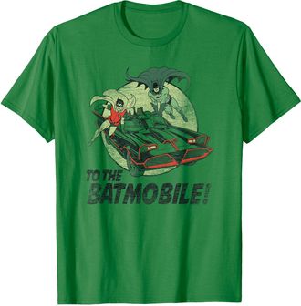 DC Comics Batman Classic TV Series To the Batmobile T Shirt T-Shirt