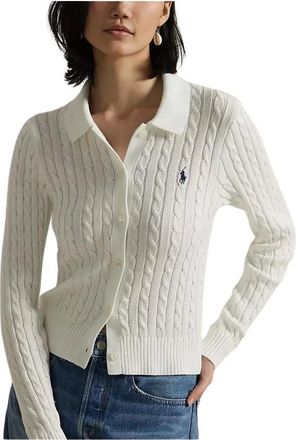 Polo Ralph Lauren Femme, Pulls, Blanc, Taille: 38 FR Vesta Cardigan