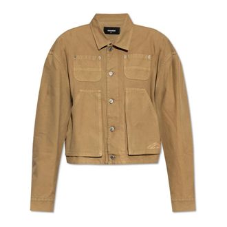 Dsquared2 Jacke mit Taschen - - Jackets - Damen - Beige - XS