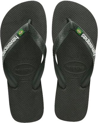 Havaianas Top Brasil, Tongs Confortables, Durables et L&eacute;g&egrave;res, avec Semelle Antid&eacute;rapante, Drapeau Br&eacute;silien, Adultes Unisexe