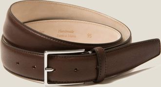 Luca Faloni Gürtel in Dunkelbraun aus Leder für Herren