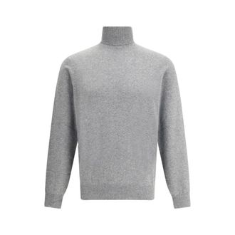 Brunello Cucinelli Cashmere Rollkragenpullover - - Knitwear - Herren - Grau - M