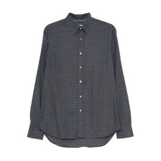 Canali Homme, Chemises, Gris, Taille: L Checked Shirt