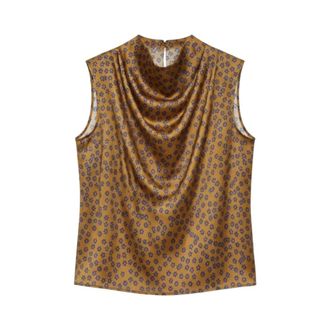 Ni&ugrave; Top - - Tops - Damen - Braun - M