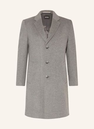 HUGO BOSS Wollmantel Hyde grau