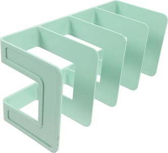 Cabilock Stabiler Schreibtisch Organizer aus Gr&uuml;nem mit Abgerundeten Ecken Multifunktionalem Buchhalter und Zeitschriftenst&auml;nder f&uuml;r Schwere B&uuml;cher und Dateien