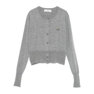 Vivienne Westwood Femme, Pulls, Gris, Taille: 36 FR Bea Cropped Cardi