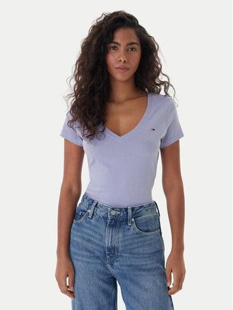 Tommy Jeans T-Shirt DW0DW20458 Blau Slim Fit