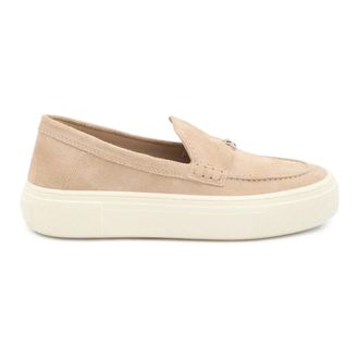 Hogan Femme, Chaussures, Beige, Taille: 39 1/2 EU Crosswind Loafer