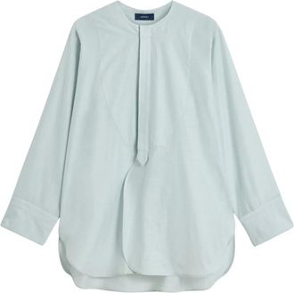 SOEUR Anora Cut Collar Shirt - - Blouses & Shirts - Damen - Blau - 2XS