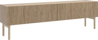 Selsey TV Schrank Board Sideboard Fernsehtisch Fernsehschrank 175 cm Stehend Eiche Ge&ouml;lt Nolie