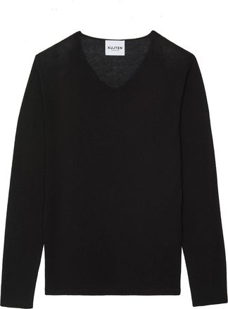 Kujten Top col V cachemire et soie - Top Jimi