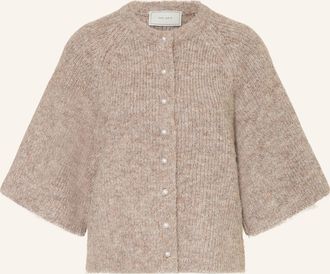 Neo Noir Neo Noir Strickjacke Amaya Mit 3/4-Arm beige