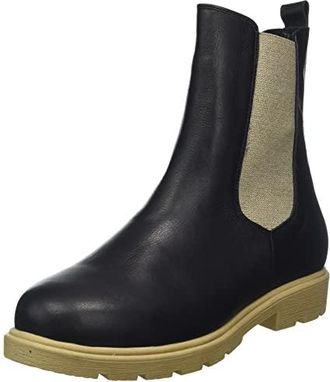 Andrea Conti Bottes pour Femme Tendance, Noir, 36 EU