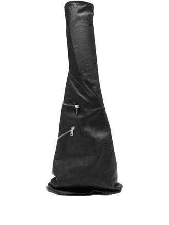 Rick Owens bottes Cargo Fetish Sneaks en cuir - Noir