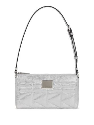 Karl Lagerfeld petit sac porté épaule K/Kuilt - Argent