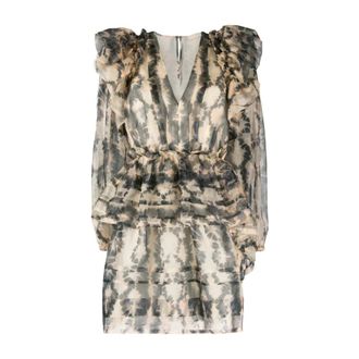 Ulla Johnson Multicolor Seiden Mini Kleid Adelaide Stil - - Dresses - Damen - Mehrfarbig - XS