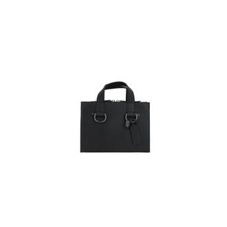 Yohji Yamamoto Schwarze Ledertasche mit Rei&szlig;verschluss - - Bags - Damen - Schwarzk - ONE SIZE