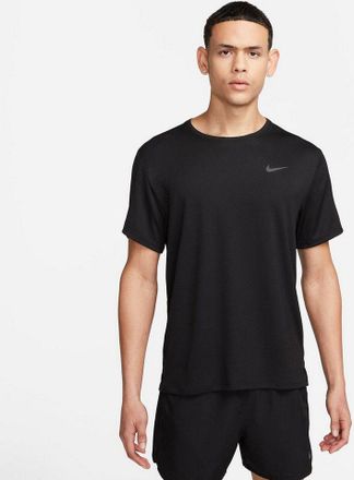 Nike T-Shirt M NK DF UV MILER SS 010 BLACK/REFLECTIVE SILV