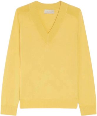 iBlues V-Ausschnitt Strickware - - Knitwear - Damen - Gelb - M