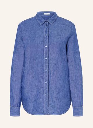 Lilienfels Lilienfels Hemdbluse Aus Leinen blau