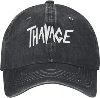 Generic Hiver Coton Chaud, Classique Thavage CBUM Casquette de Baseball Unisexe Style Vieilli Denim délavé Couvre-Chef Musclé Gym Entraînements en Plein air C