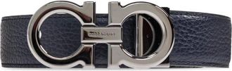Ferragamo Homme, Accessoires, Bleu, Taille: 115 CM Double Adjus Belt