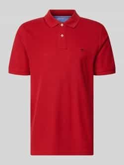 Fynch-Hatton Regular Fit Poloshirt mit Label-Stitching